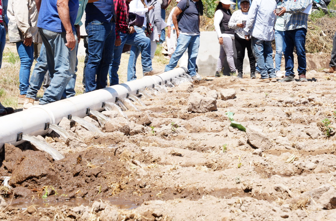 Instalan parcelas modelo para modernizar el riego en Hidalgo – ACRÓPOLIS